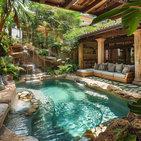20 Backyard Tropical Oasis Ideas Thatll Make You Forget All About