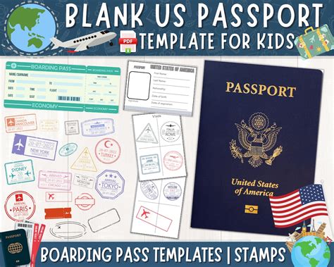 Passport Paper Template
