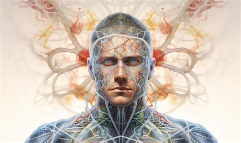 Premium Ai Image Intricate Anatomical Study Human Body Exploded Viewgenerative Ai