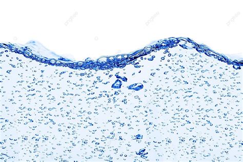 Blue Wave Flow Bubble Isolated Photo Background And Picture For Free
