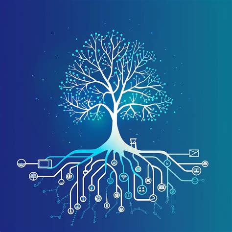 A Tree With The Word Tree On It Premium Ai Generated Image