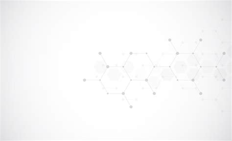 premium vector hexagons pattern on gray background genetic research