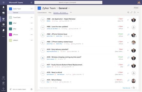 Microsoft Teams Integration Zoho Desk Knowledgebase