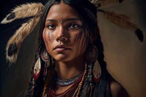 Native American Girl Photography