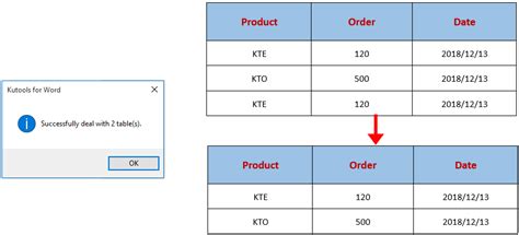Quickly Remove Or Delete All Empty Rows And Columns From All Tables In Word