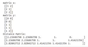 SciPy空间距离矩阵 布客GeeksForGeeks 人工智能中文教程