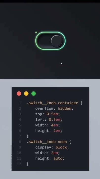 😍 Switch Button Onoff Animation Using Html Css And Javascript Coding