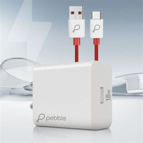18w 3a Fast Charger Pebble
