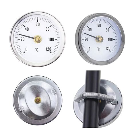 Radiator Thermometer Balancing Aluminium Pipe Thermometer Hot Water