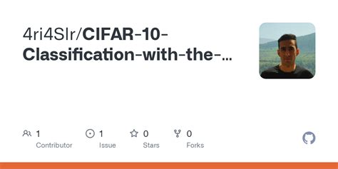 Github 4ri4slr Cifar 10 Classification With The Matlab Deep Learning Toolbox