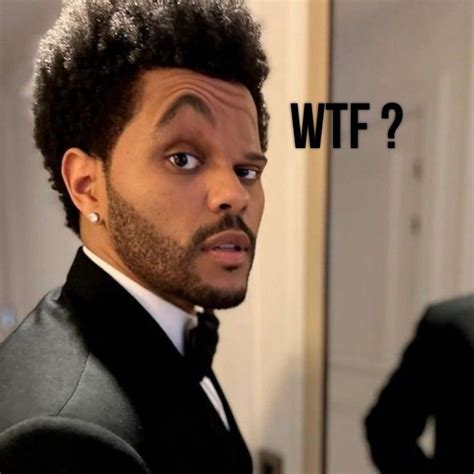 The Weeknd Abel Mood Meme Reaction Pic Sticker Whatsapp Immagini
