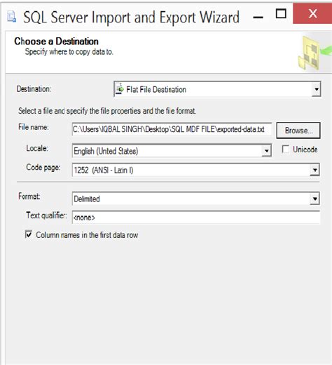 Export Data From Ms Sql Server To Csv Step By Step