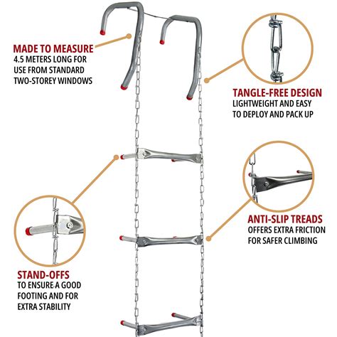 Vigil 45m Fire Escape Ladder Two Storey Homes Vigil Products