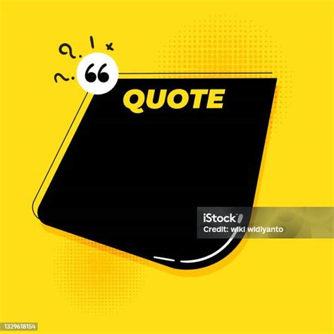 손으로 그린 스타일로 만화 연설 거품을 낙서 인용 공간을 복사 타이포그래피 디자인 견적 채팅 버블 배경 노란색으로 된 인용 인용
