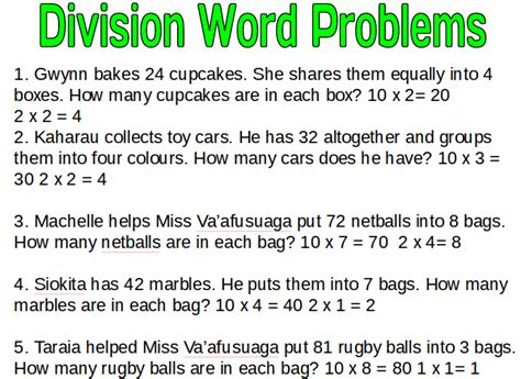 Amethyst Division Word Problem