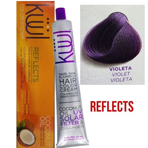 Tinte Kuul Violet Reflects Violet Tinted Hair