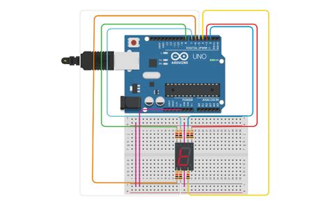 Circuit Design 7 Segment Display Tinkercad Circuit Design 7 Segment Display Tinkercad