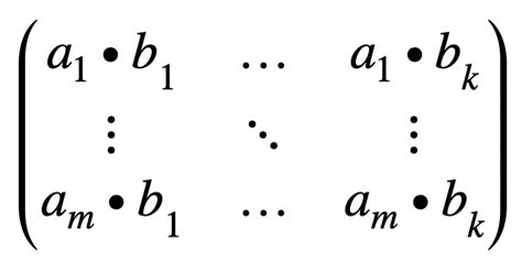 matrix multiplication using the cartesian product in power query