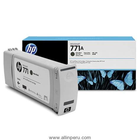 Tinta Hp® 771a Matte Negro B6y15a 775 Ml Mejores Precios