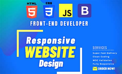 I Will Do Frontend Web Development In Html Css Bootstrap And React Js For 20 Seoclerks