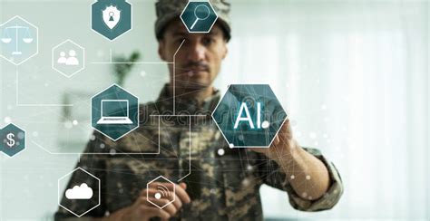 Artificial Intelligence Industry Integration Computing Concept Man