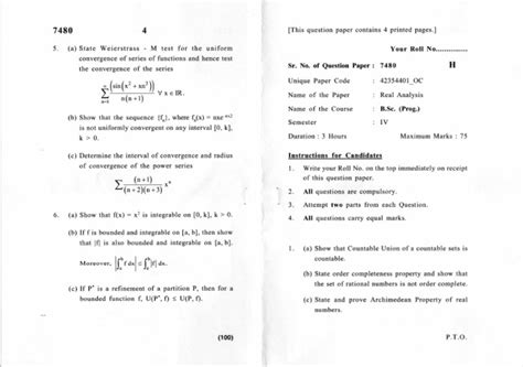 pyq real analysis pdf real analysis limit mathematics