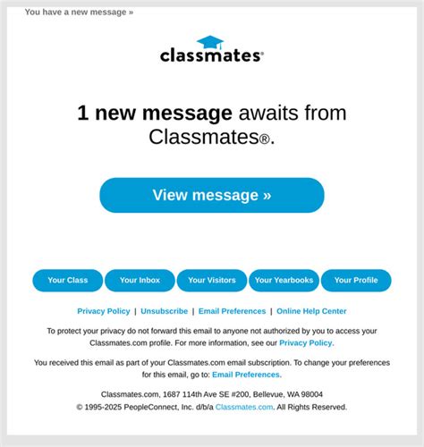Classmates Reminder — — Has A New Message From Milled