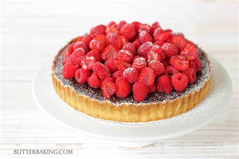 Decadent Chocolate Truffle And Raspberry Tart