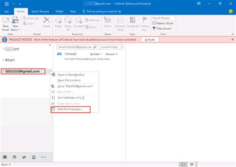 Change Outlook Data File Display Name In Outlook 2016 2013 2010