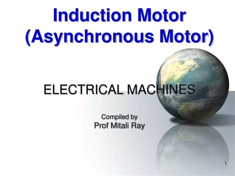 PPT Induction Motor Asynchronous Motor PowerPoint Presentation Free Download ID
