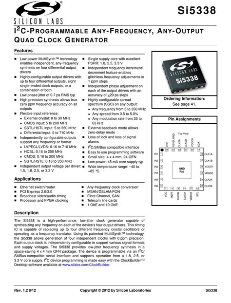 SILICON LABORATORIES I C MANUAL Pdf Download ManualsLib