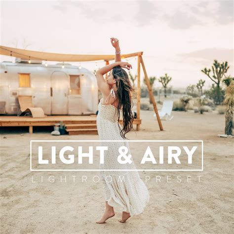 10 LIGHT & AIRY Lightroom Mobile and Desktop Presets Pure White Bright ...