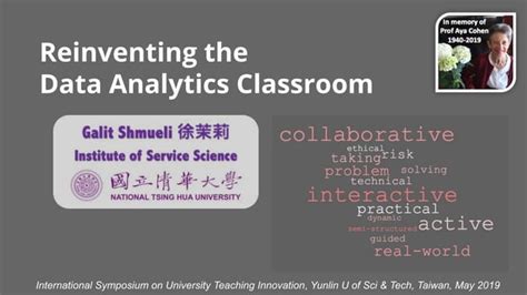 Reinventing The Data Analytics Classroom Ppt
