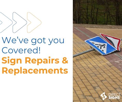 Direct 🔧 Sign Repair And Replacement Weve Got You Covered 🔧 Your