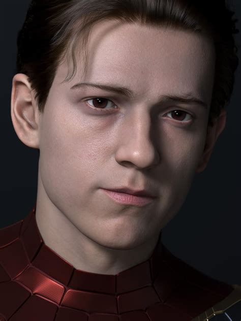 Tom Holland Spiderman Model By Me Adan Perez Rmaya