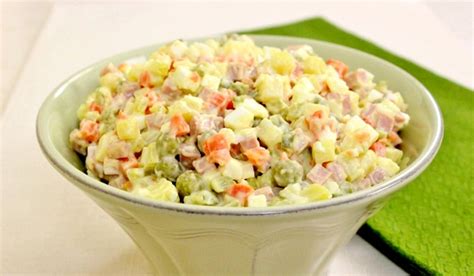 სალათა ოლივიე Kulinaria Ge