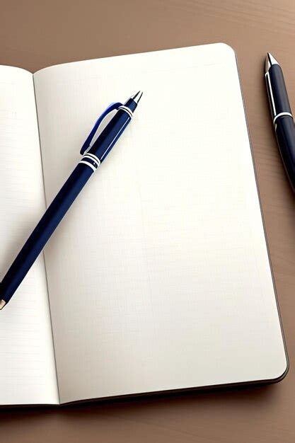 Premium Ai Image A Notebook Amp Pen