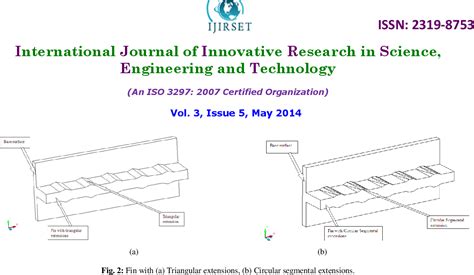 Figure 1 From Design And Analysis For Heat Transfer Through Fin With Extensions Semantic Scholar