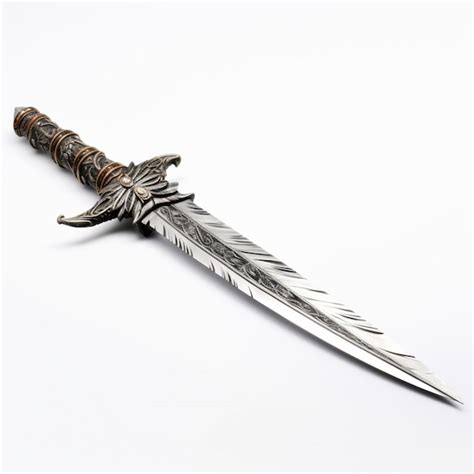 Feather Sword With White Background High Quality Ul Premium Ai