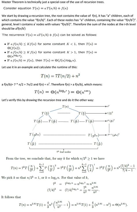 How To Use Master Theorem To Solve For Recurrence Run Time At Home