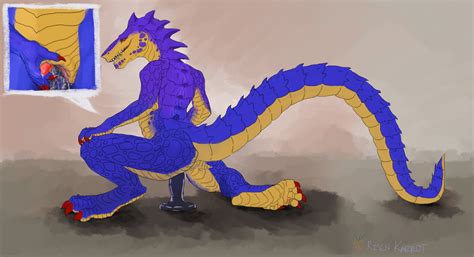 Rule 34 Animal Genitalia Anthro Blue Body Blue Scales Bodily Fluids