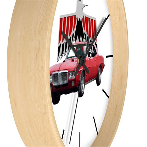 New 1969 Pontiac Firebird 10 Wall Clock Free Shipping