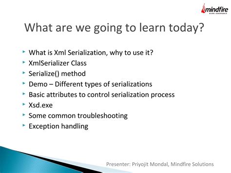 It Seminar Xml Serialization Ppt