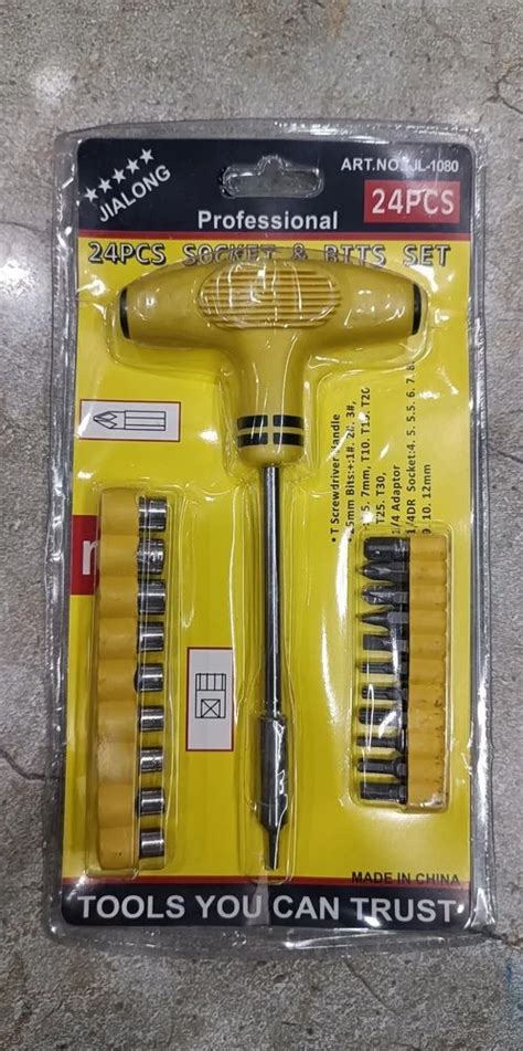 24pcs Socket And Bits Set Mild Steel At Rs 200 Piece In Mumbai Id 2854730775330