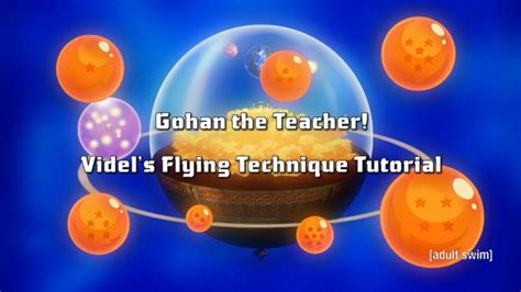 Gohan Is The Teacher Videls Introduction To Flight Image 566184 Tvmaze