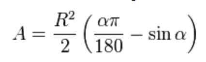 C How To Find The Area Of A Segment Of A Circle If We Know The