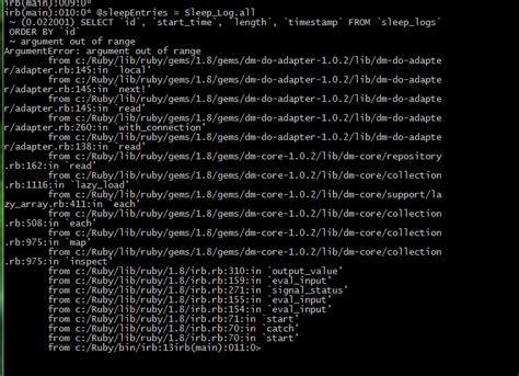 Ruby Can T Find Retrieve Results From A Specific Table With