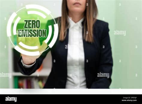 Handwriting Text Zero Emission Conceptual Photo Engine Motor Energy