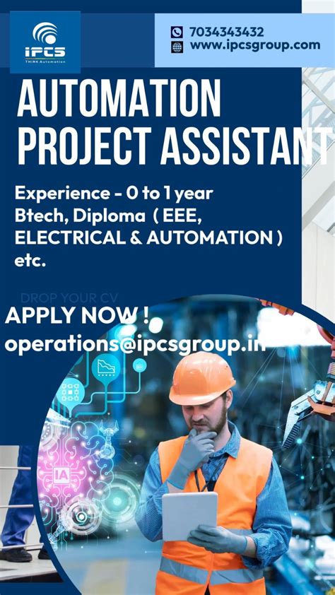 Ipcs On Linkedin Jobopening Automationassistant Automationcareers