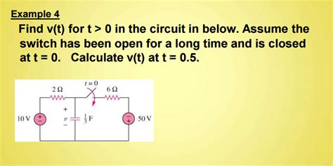 Solved Find V T For T 0 In The Circuit In Below Assume Chegg Com
